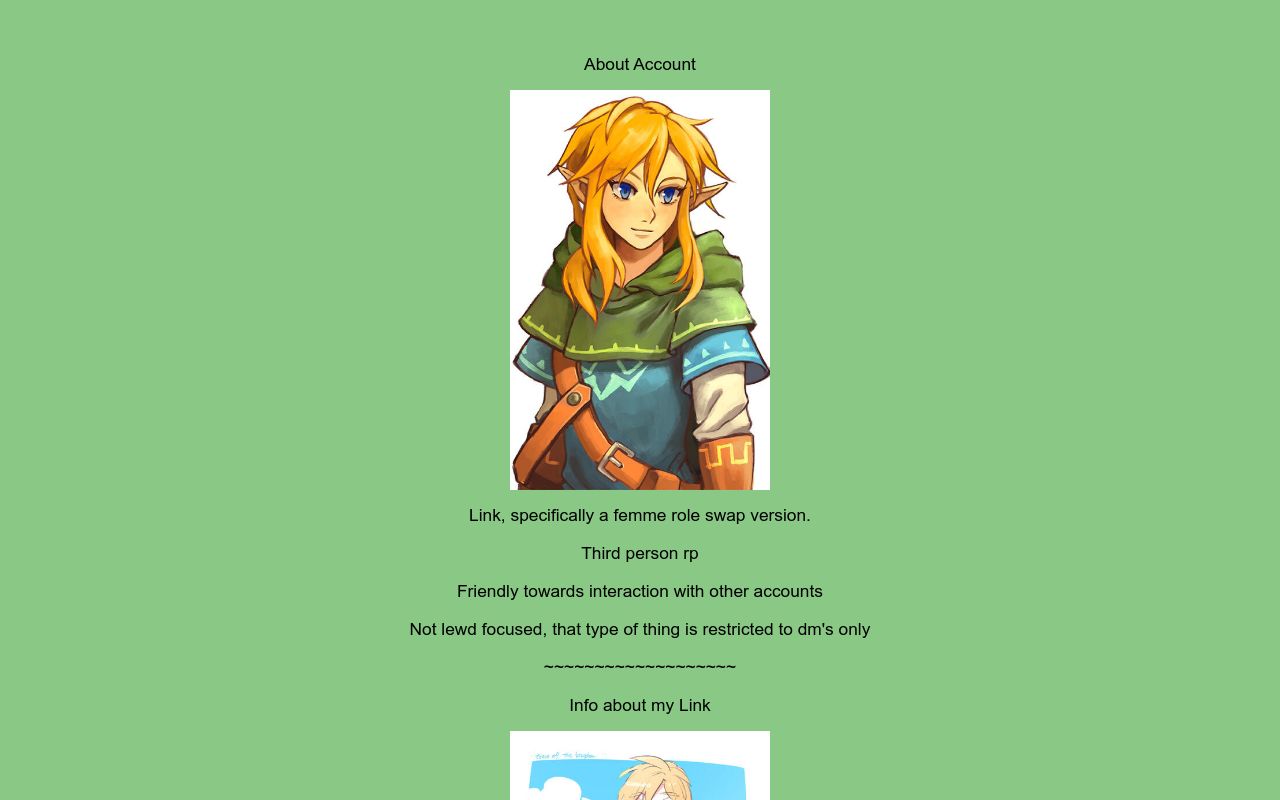 Princess!Link Caard